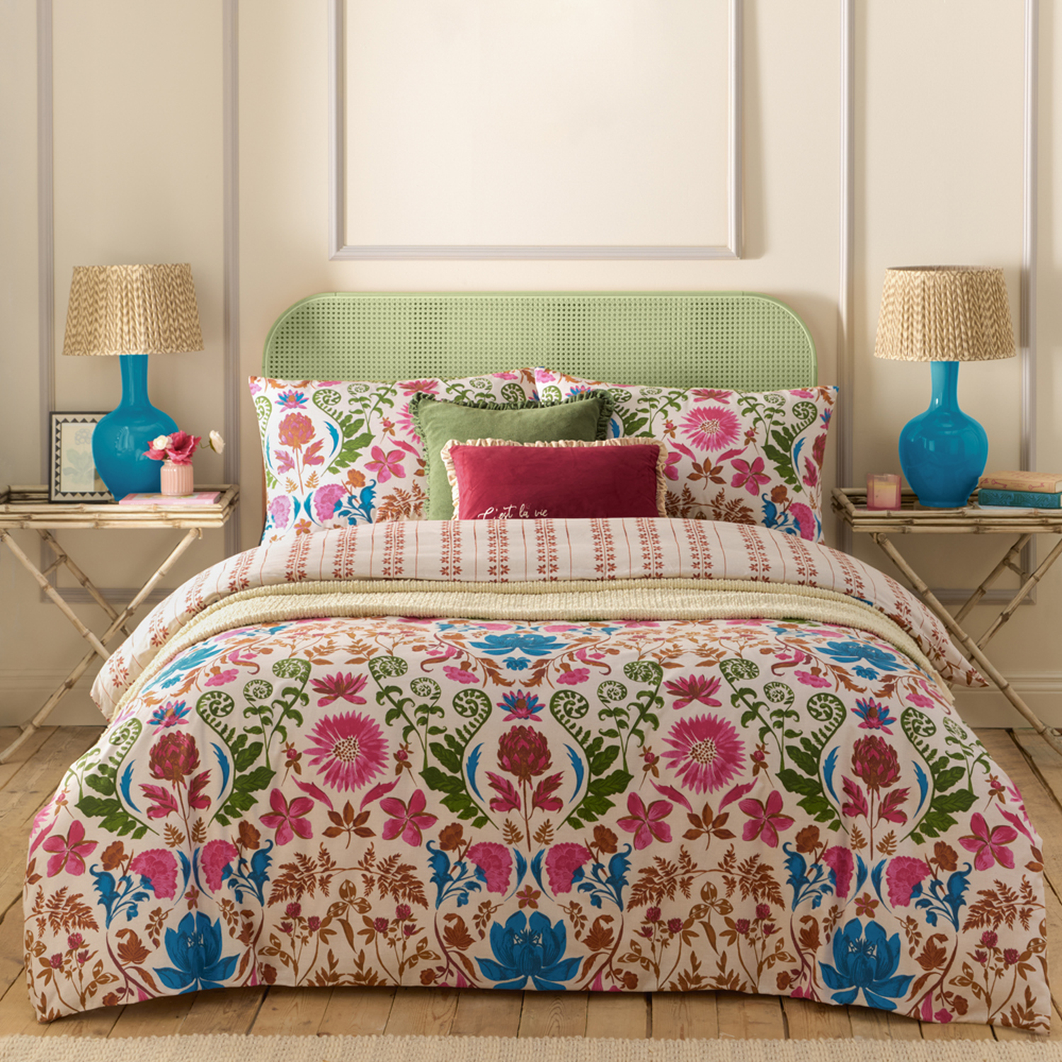Exotic Floral Duvet Cover Set