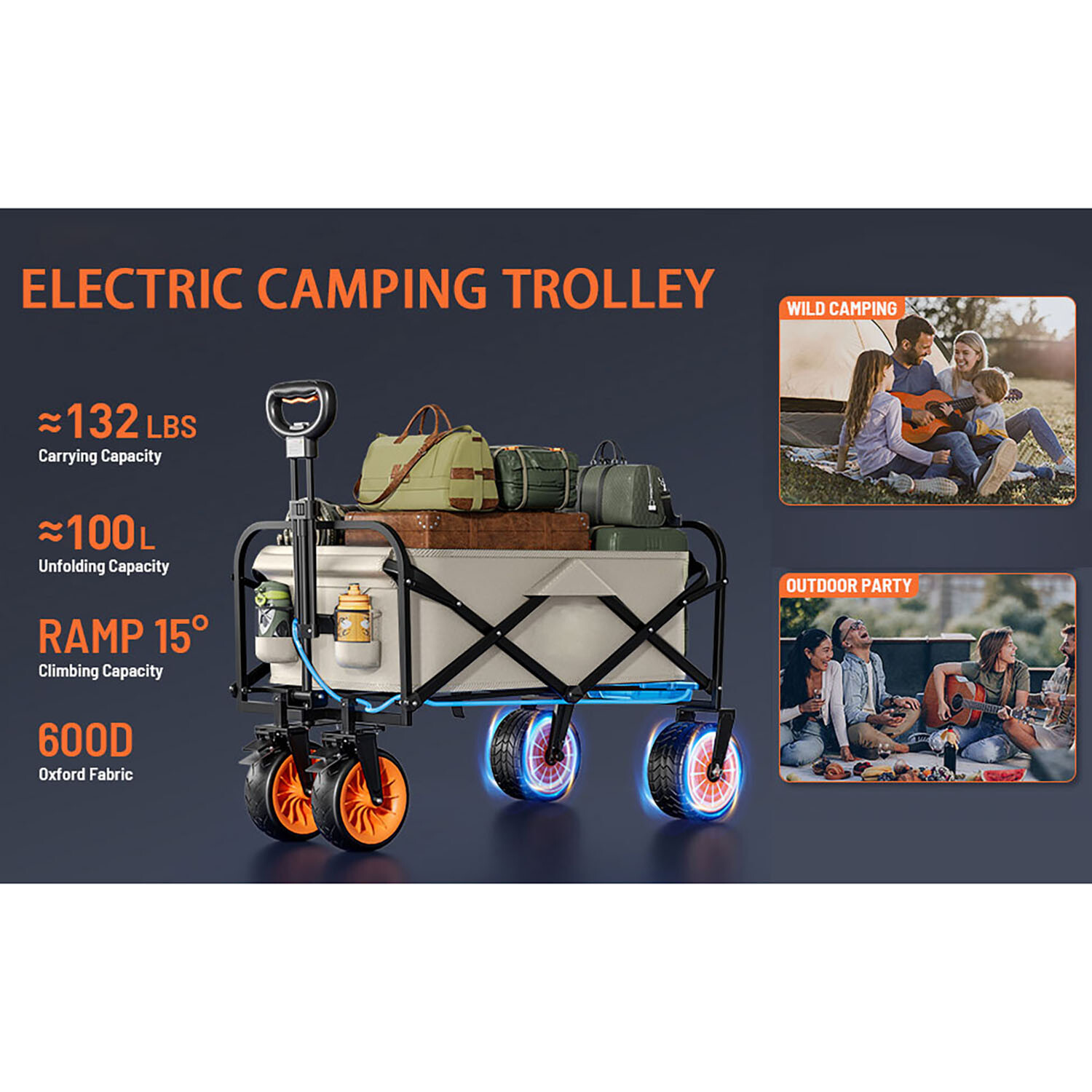 Electric Camping Trolley