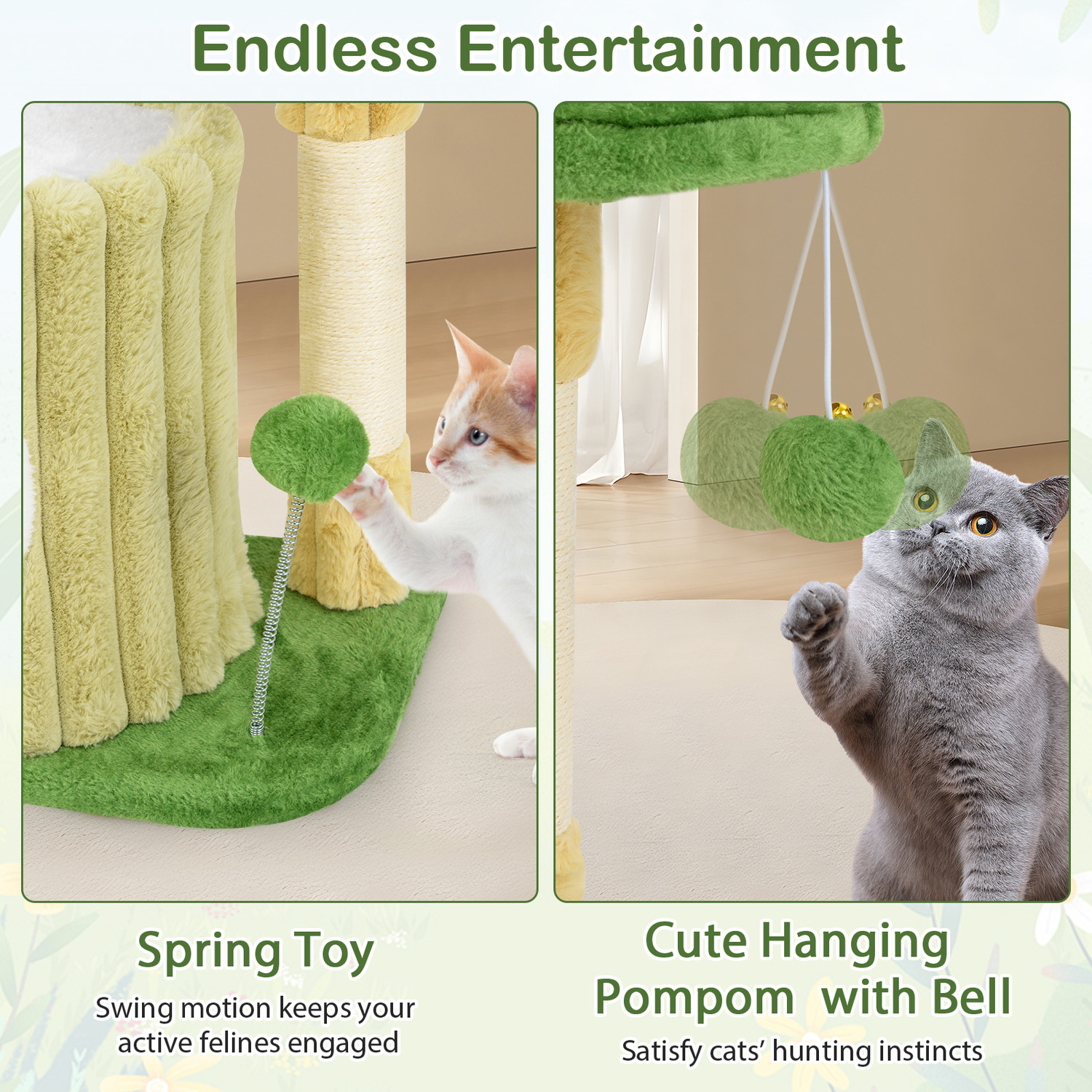 Cute Cat Tree Modern Small Cat Tower