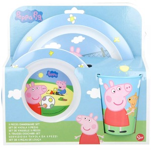 Peppa Pig 3PC Breakfast set Microwave Safe_2029209