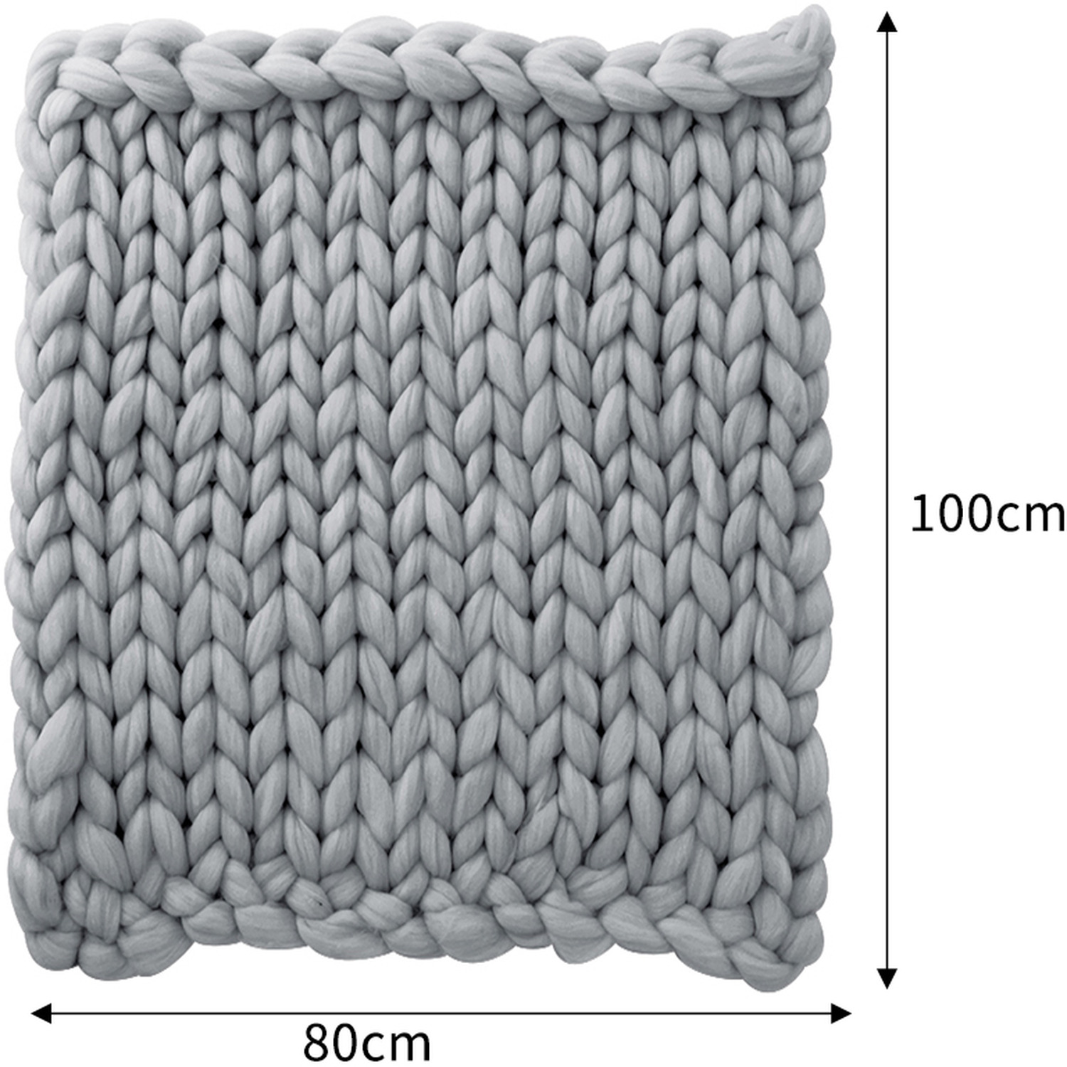Livingandhome Chunky Knit Throw