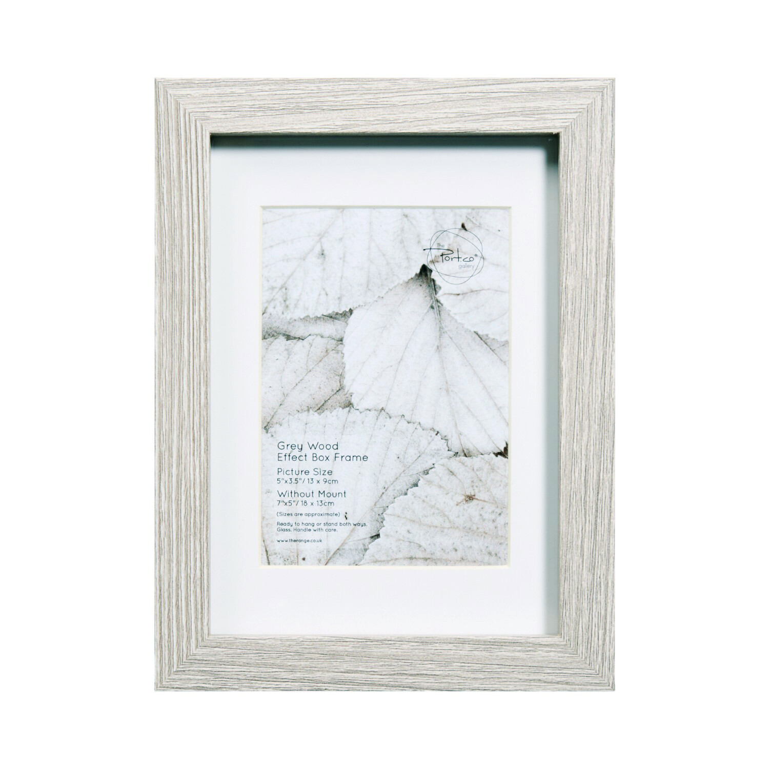 Grey Wood Effect Box Frame