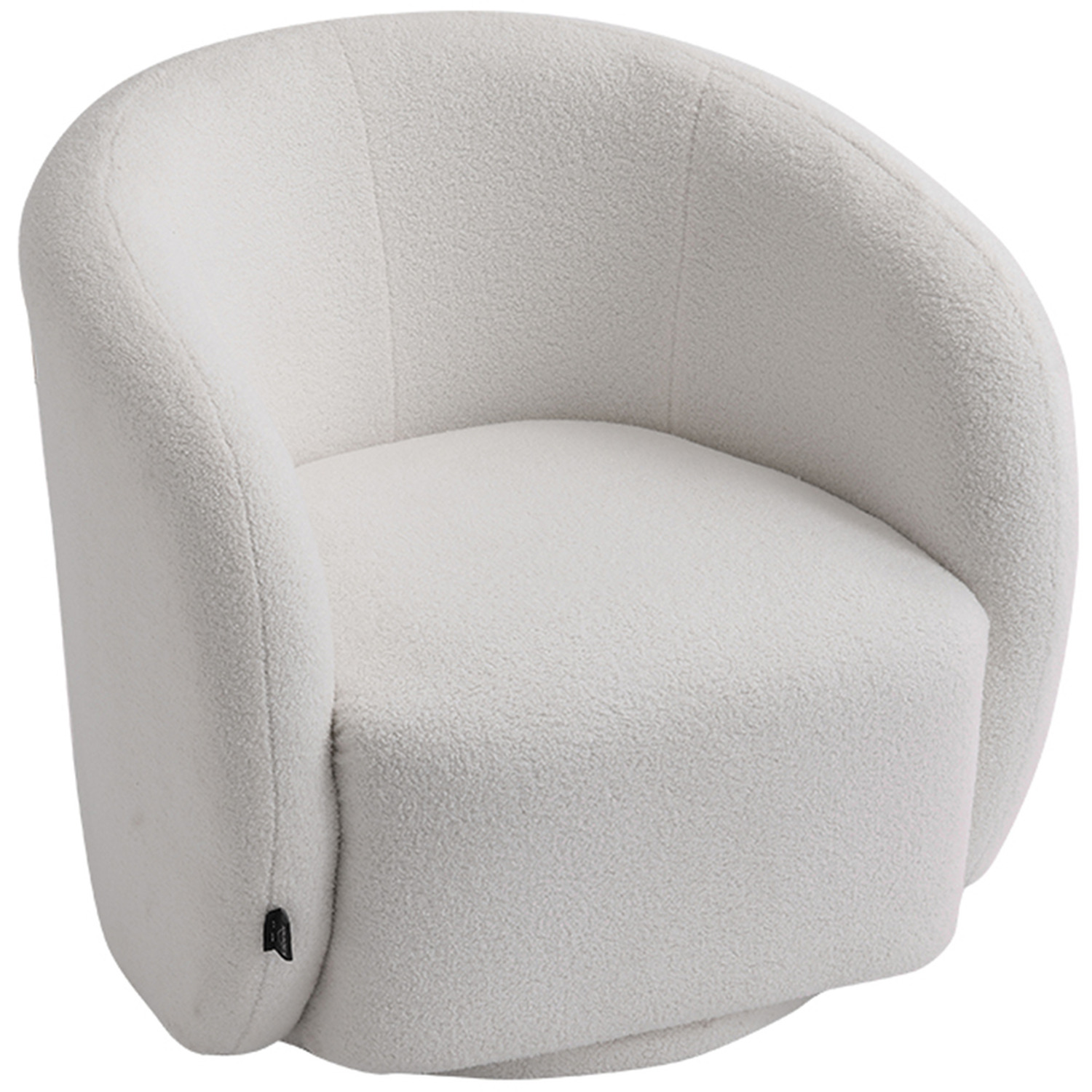 Teddy Fleece Upholstered Swivel Chair