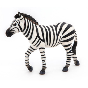 PAPO Wild Animal Kingdom Male Zebra Toy Figure