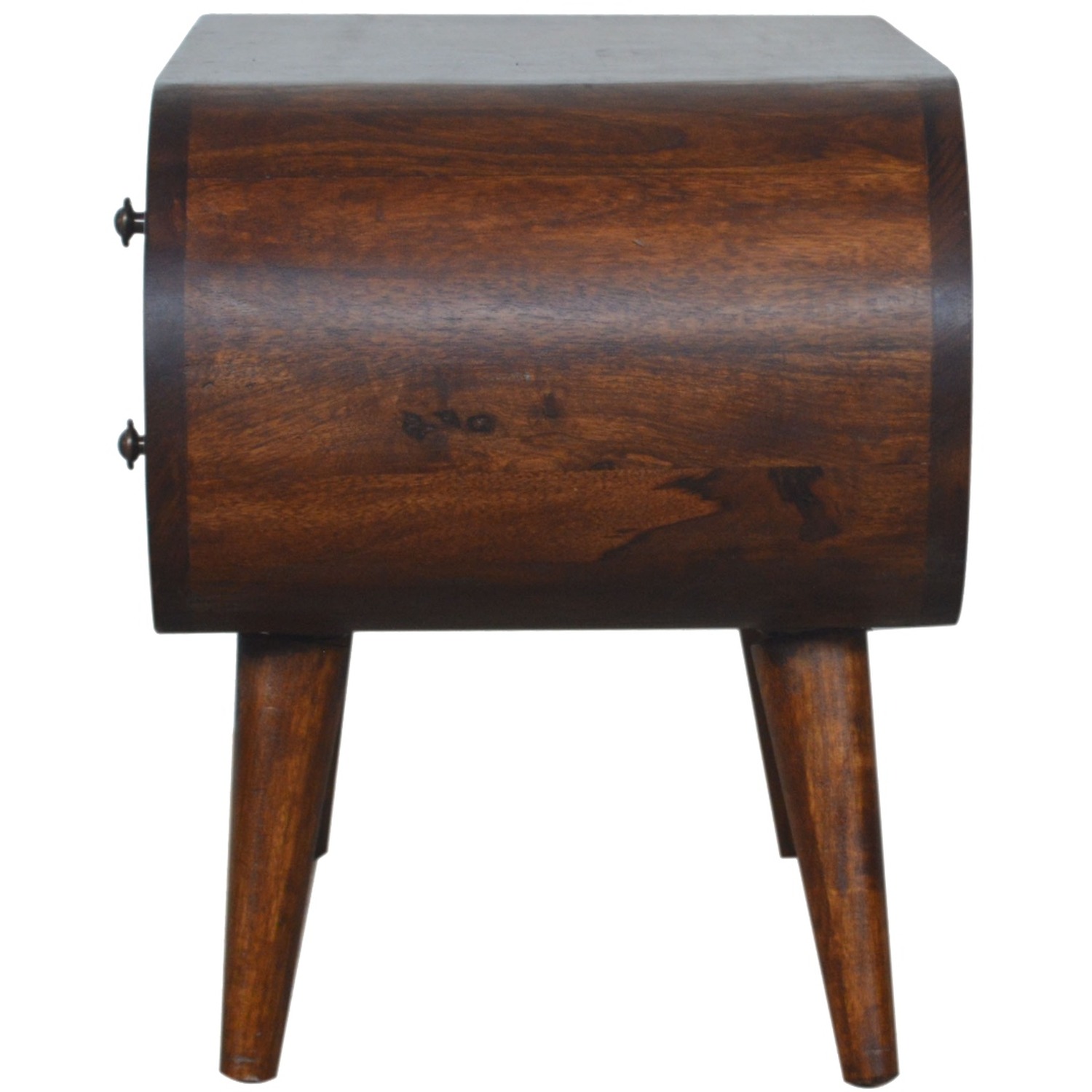 Chestnut Circular Media Unit