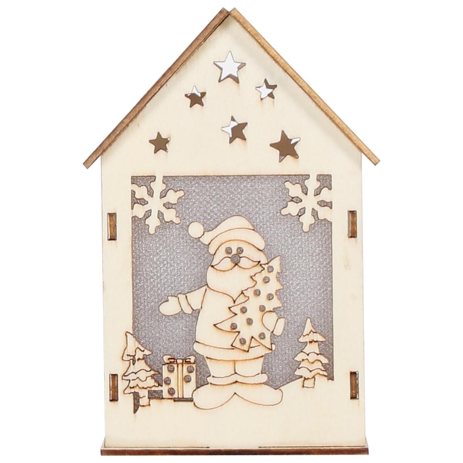 Light Up Wooden House