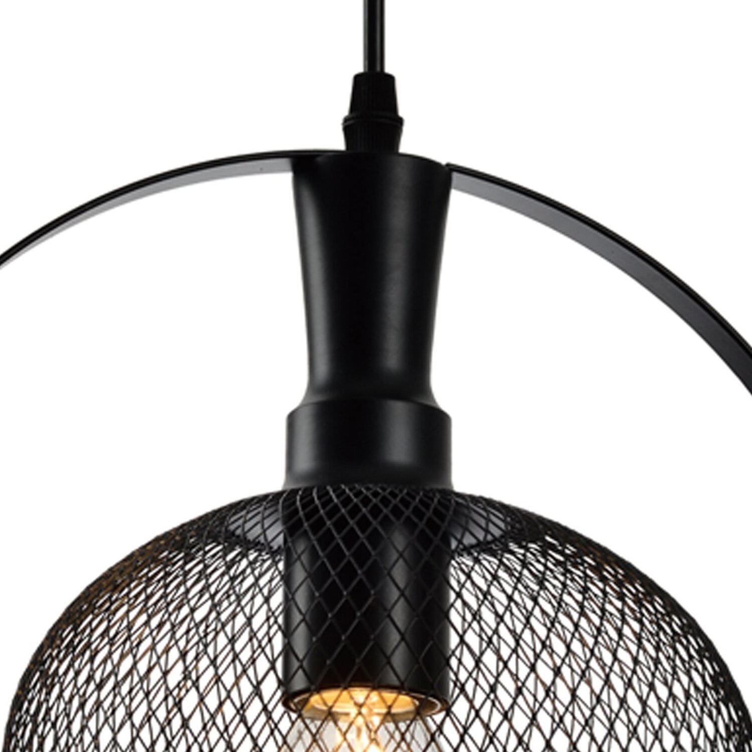 CGC CARMEN Industrial Round Mesh Pendant Light