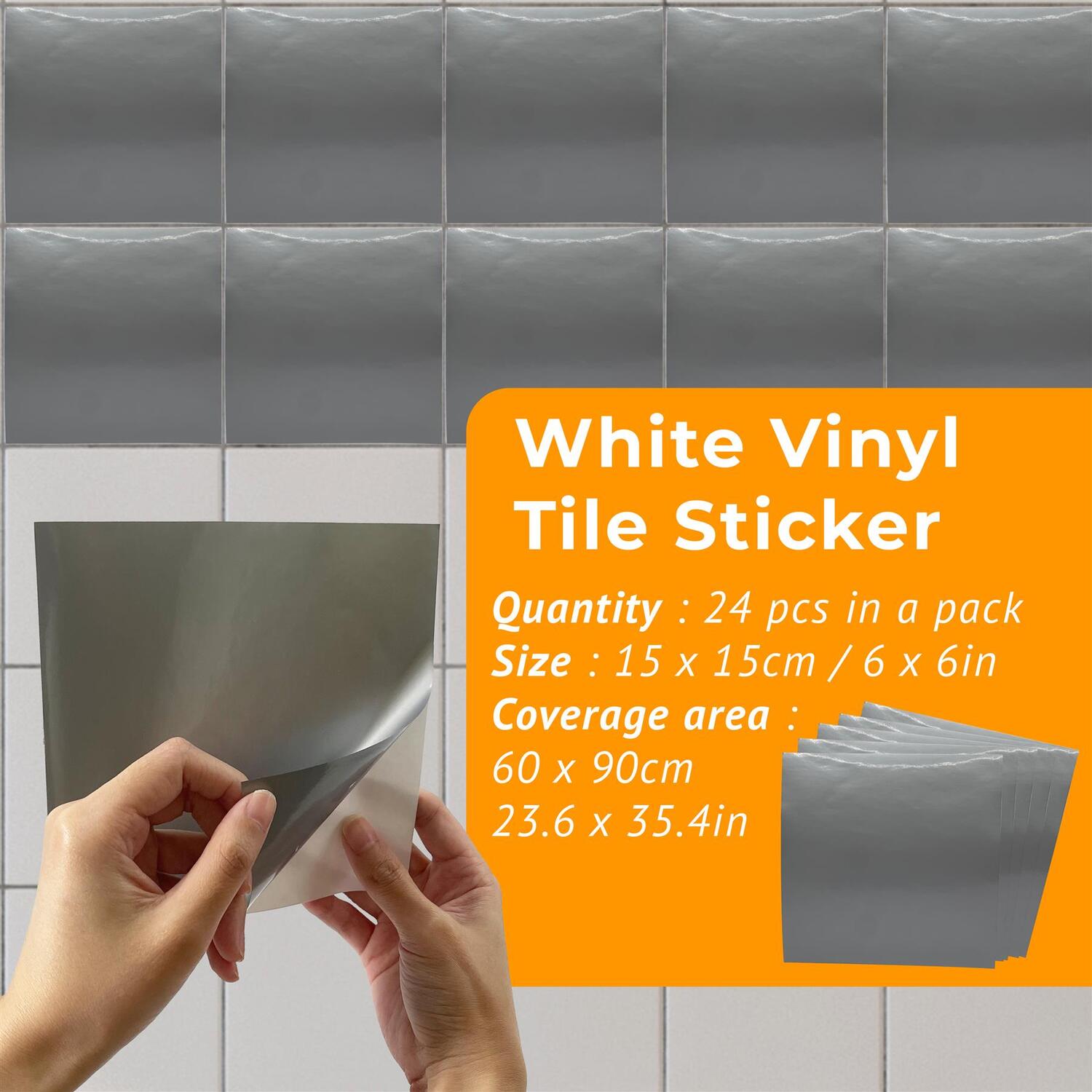 Walplus Peel and Stick Wall Tile Stickers