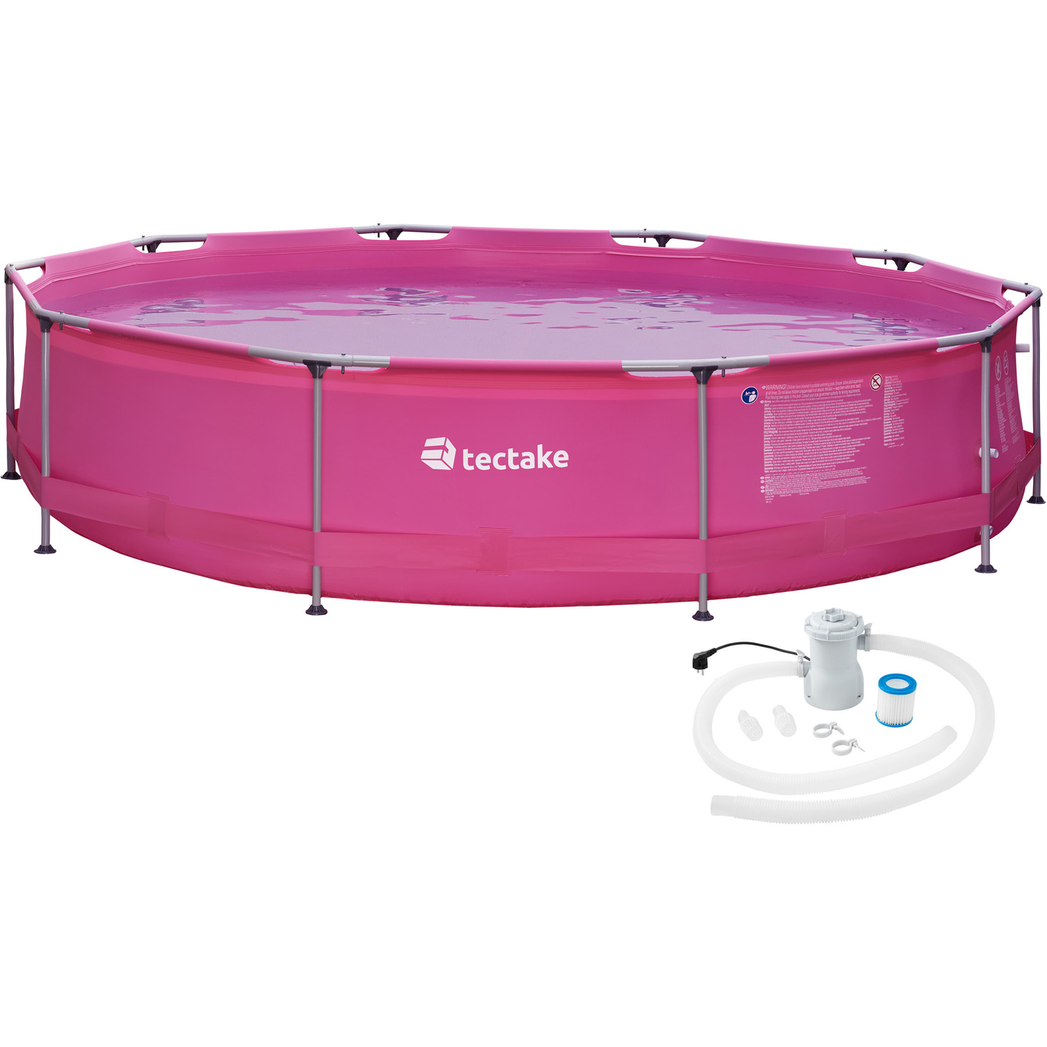 Swimming Pool Round With Pump 360 X 76 Cm