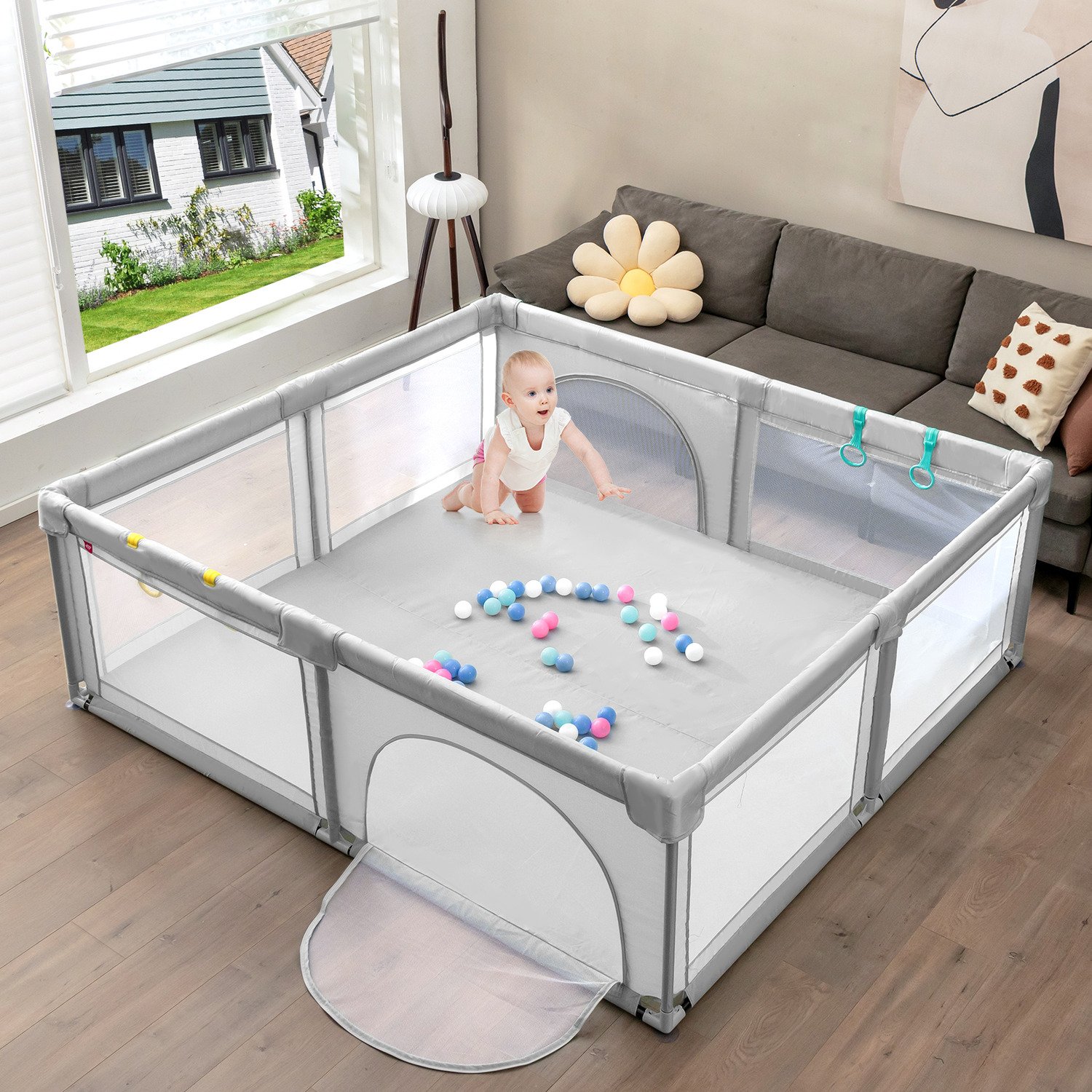 Baby Playpen Portable Large Safety Infant Activity Center