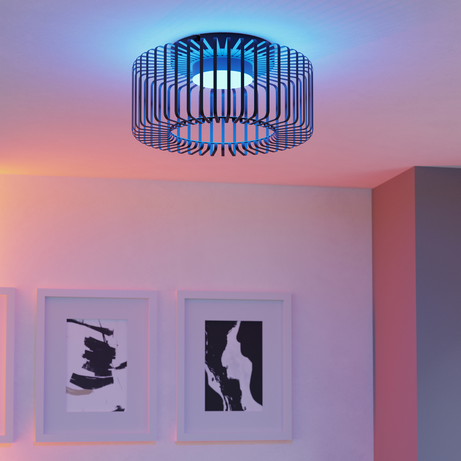 Ginestrone-Z Steel RGB Ceiling Light
