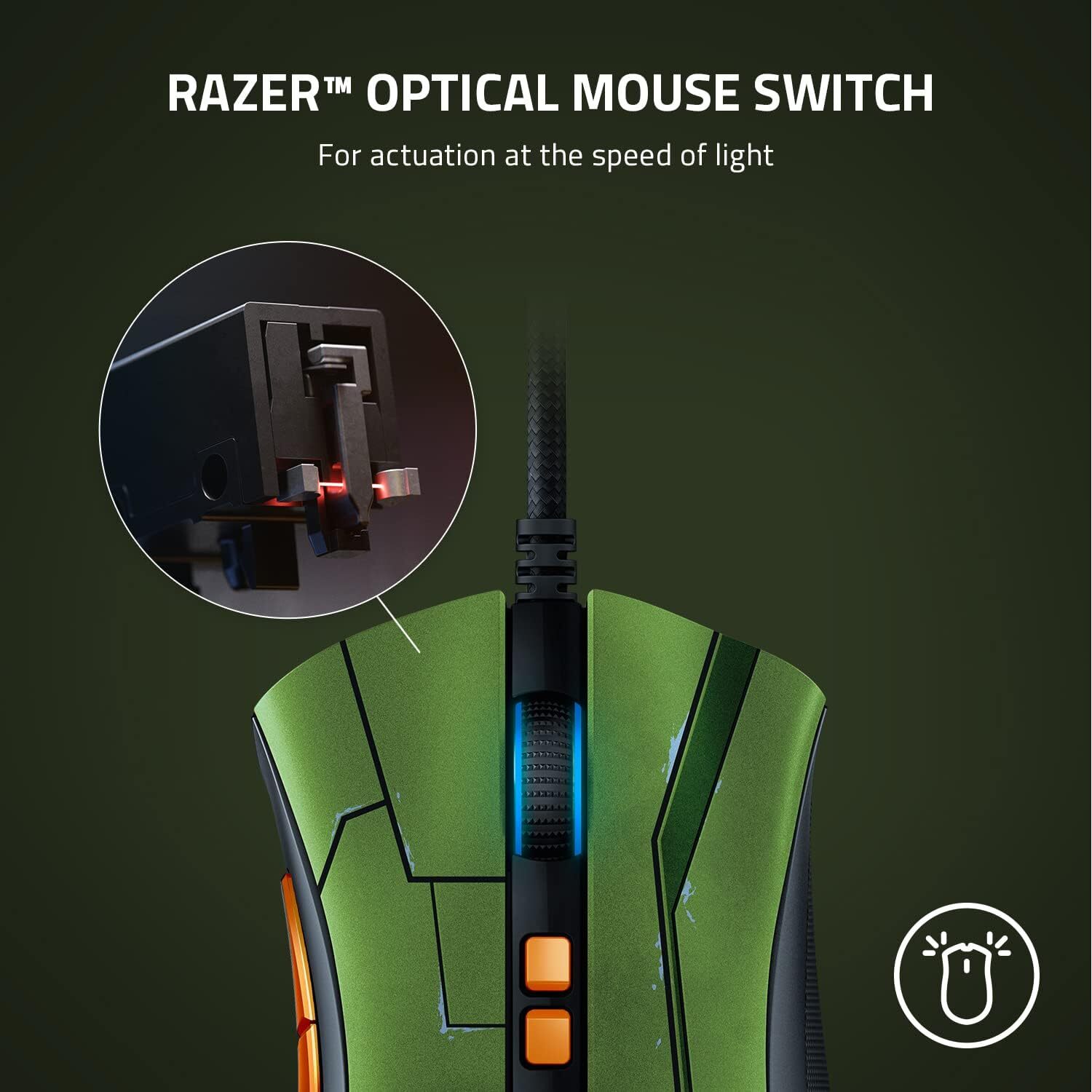 Razer DeathAdder V2 Halo Infinite Gaming Mouse USB 20000dpi 8 Buttons
