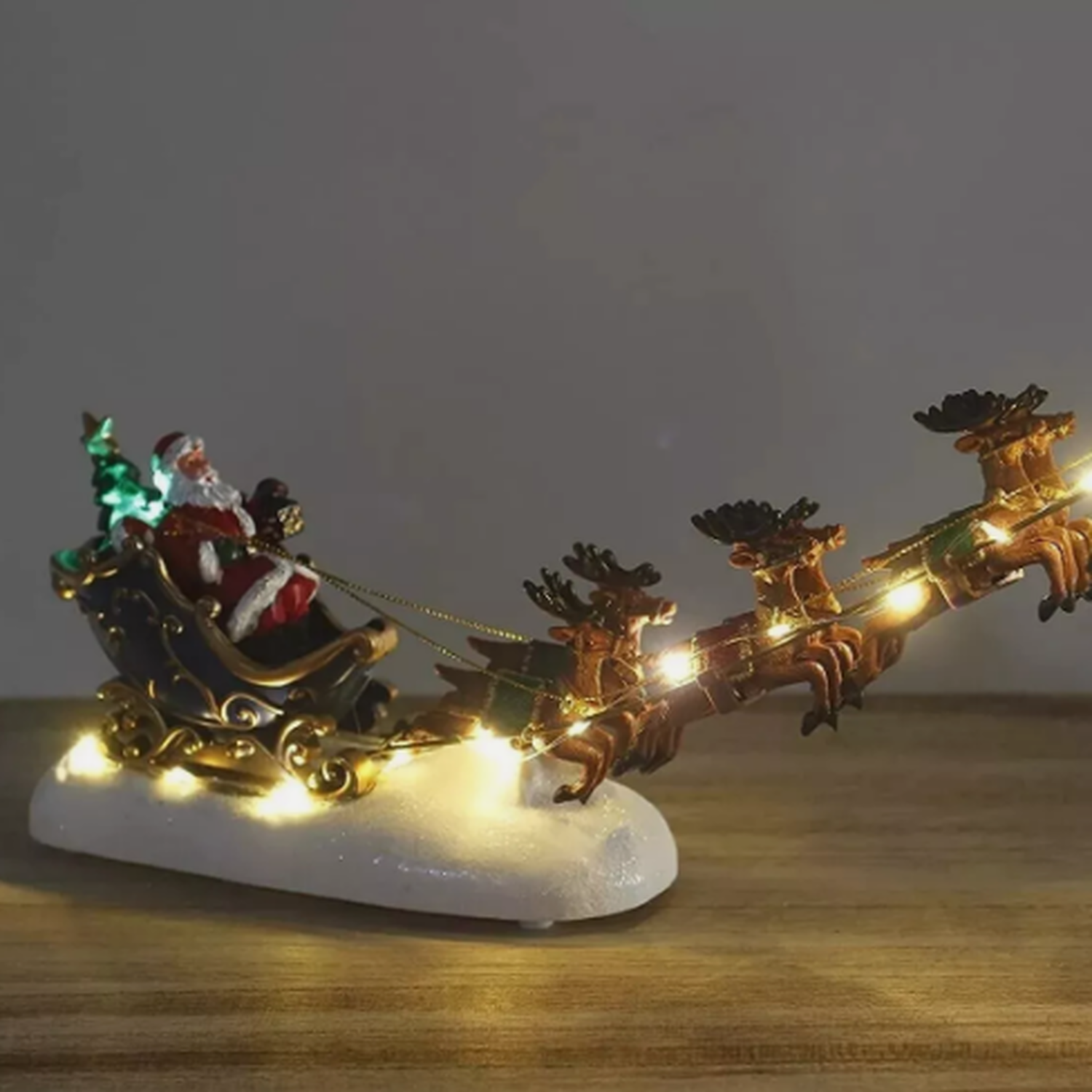 Christmas Santa Sleigh Decoration