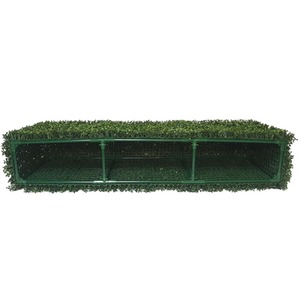 Premium Freestanding Artificial Boxwood Hedge on a Metal Frame