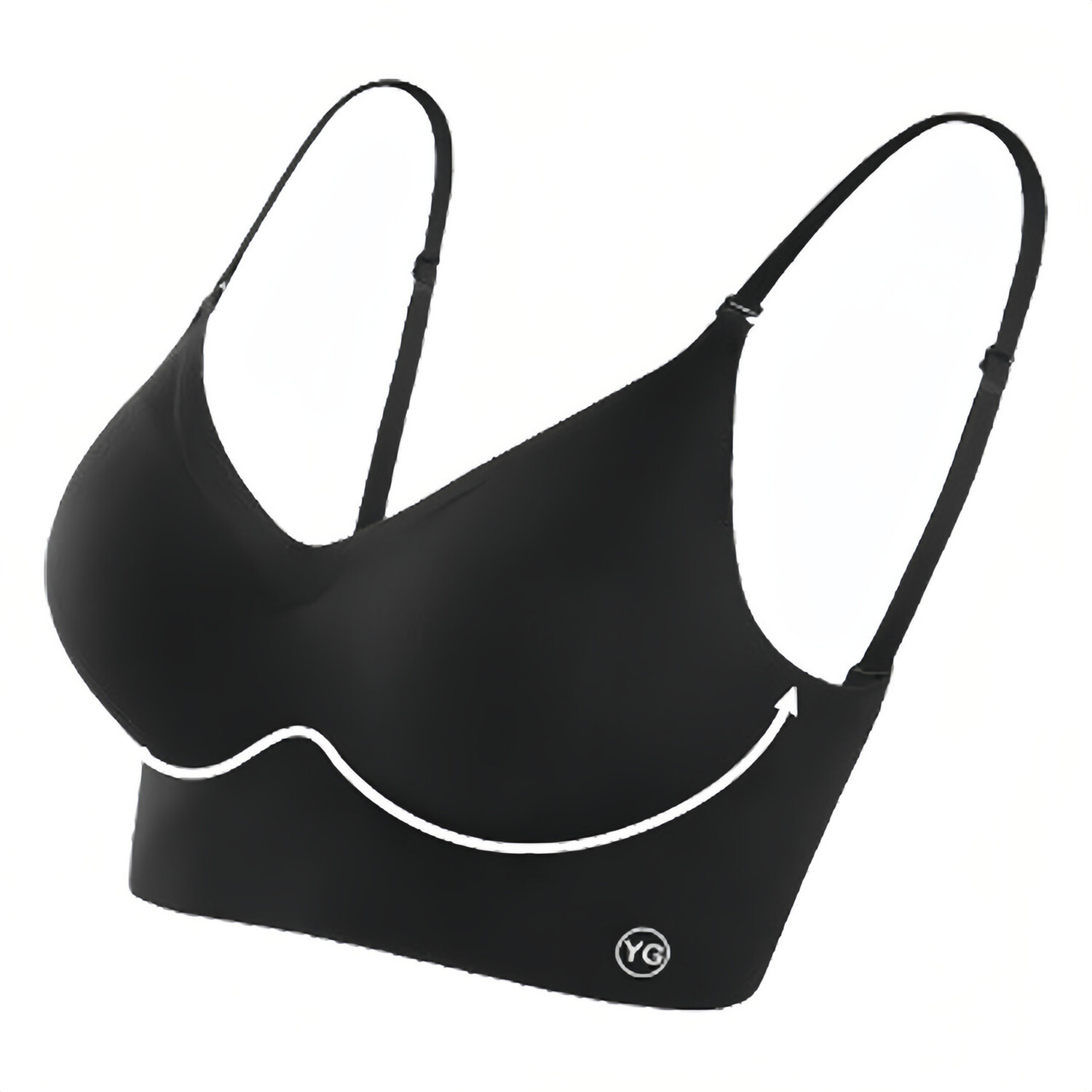 Backless U-Shaped Bra Seamless Supportive 2-Pack