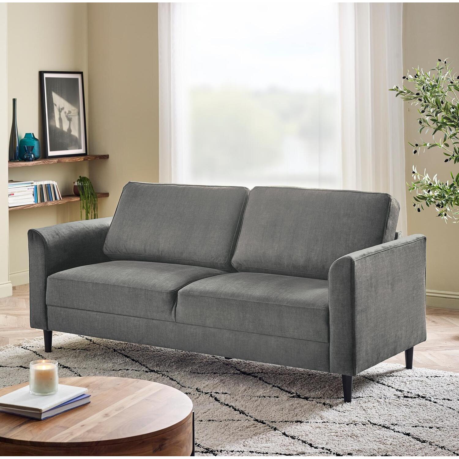 Logan Fabric 3 Seater Sofa