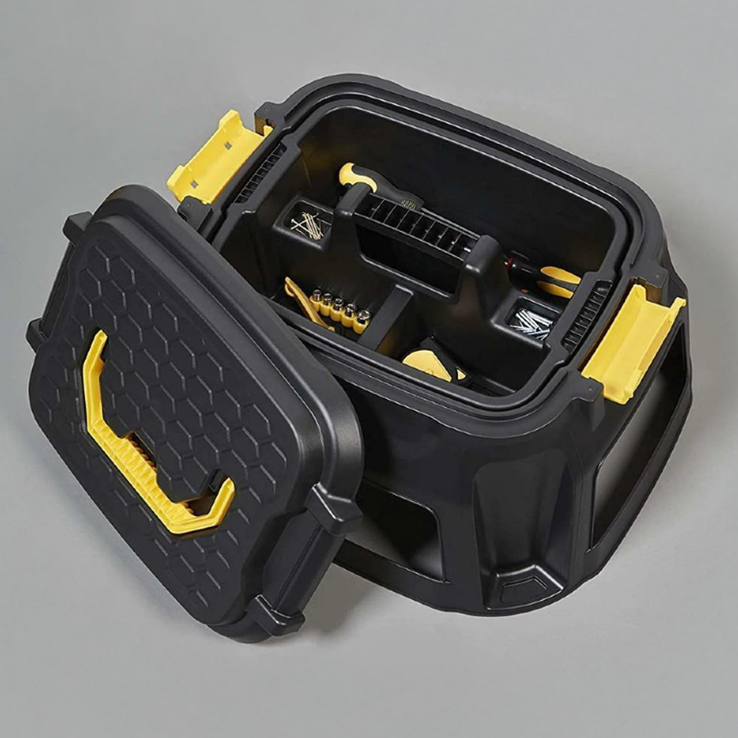 Strata Step Stool with Built-in Tool Storage Caddy Multipurpose