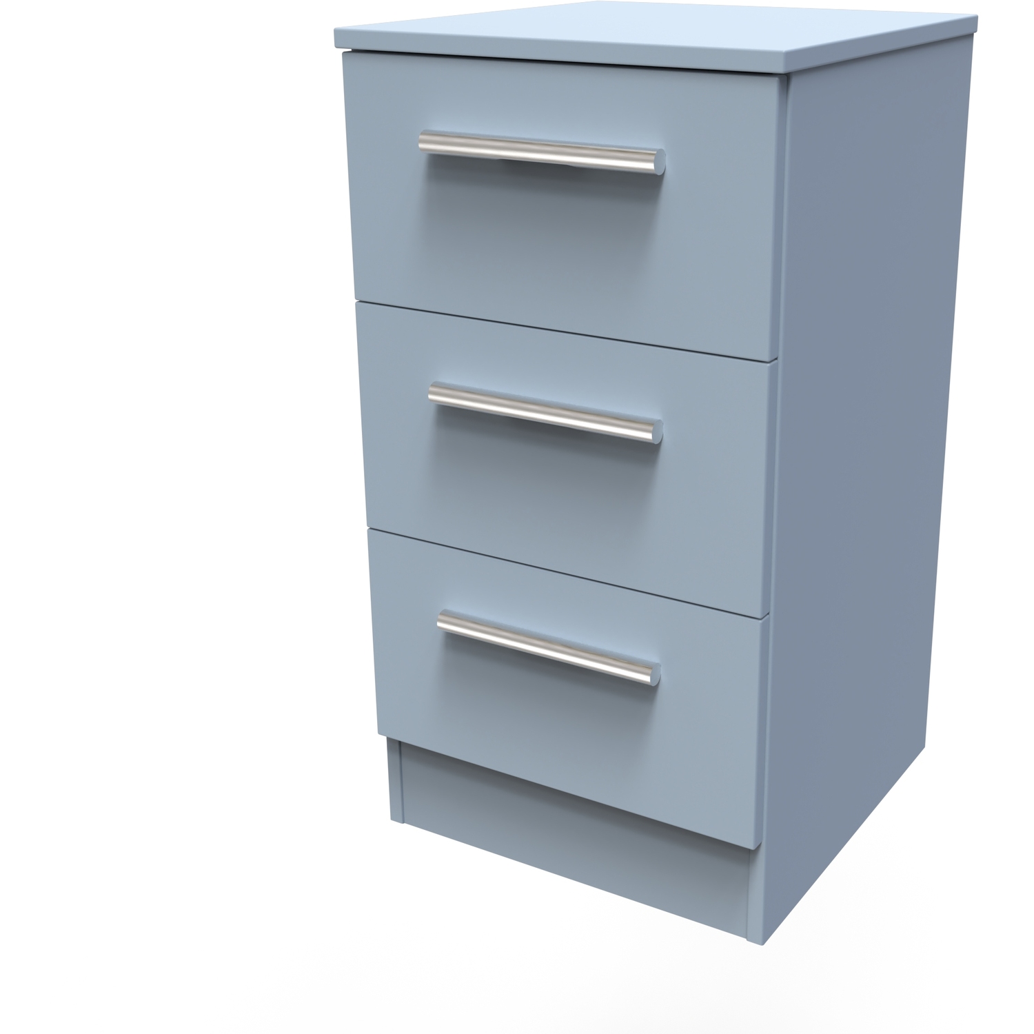 Contrast Ready Assembled 3 Drawer Bedside