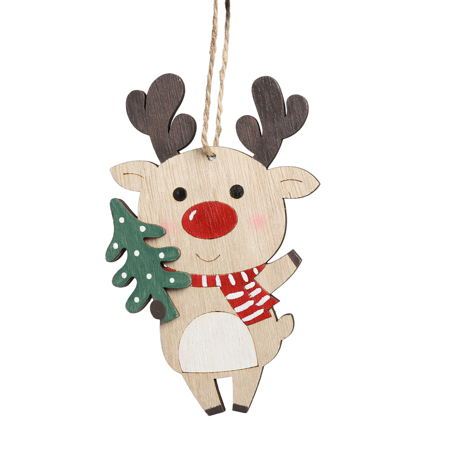 Reindeer Wooden Hanging Decoration