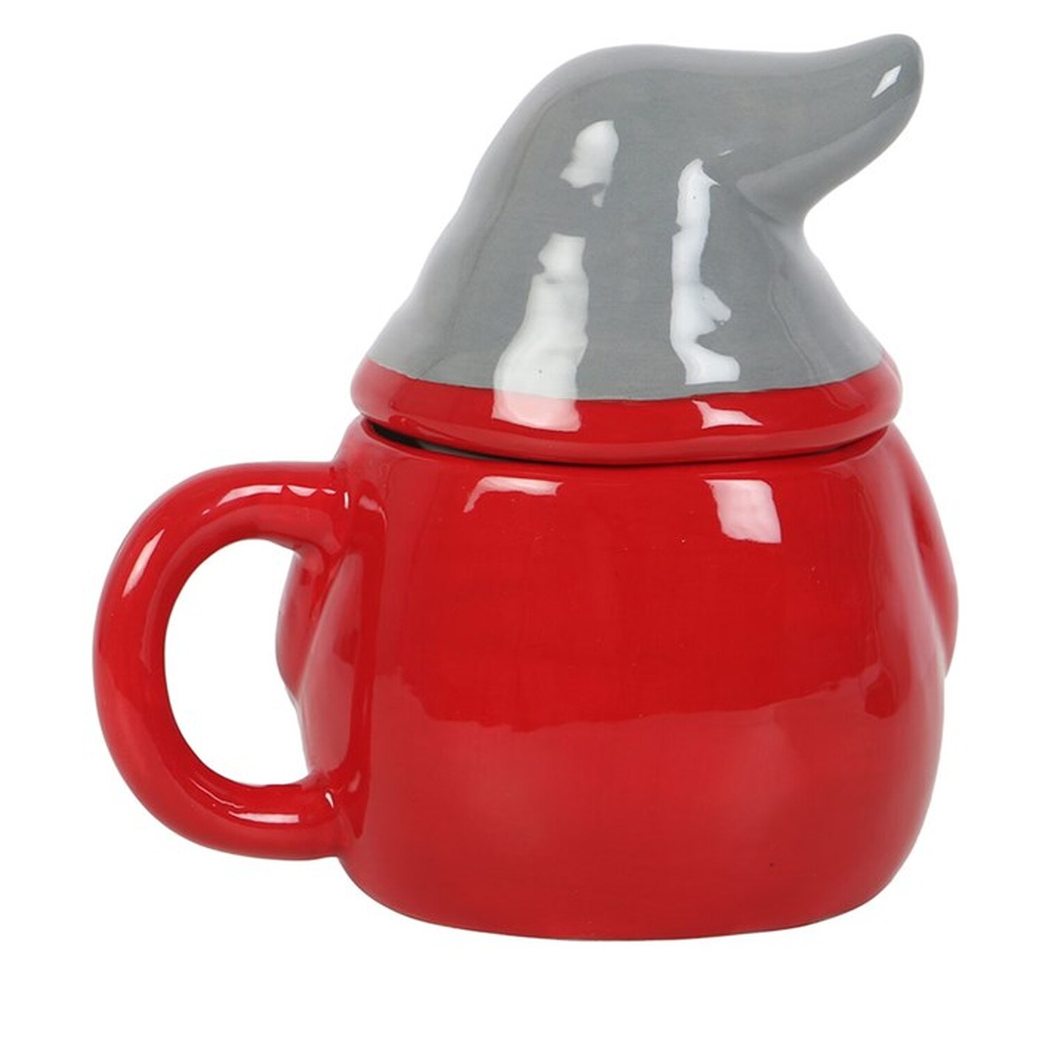 Ceramic Gonk Lidded Mug 300ml Capacity