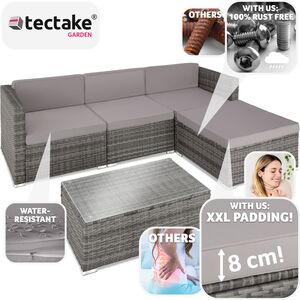 Rattan Garden Furniture Set Lounge Florence