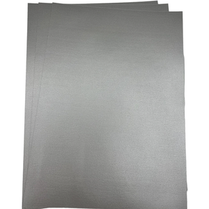 20 Sheets Platinum Silver Pearlescent 120gsm A4 Paper