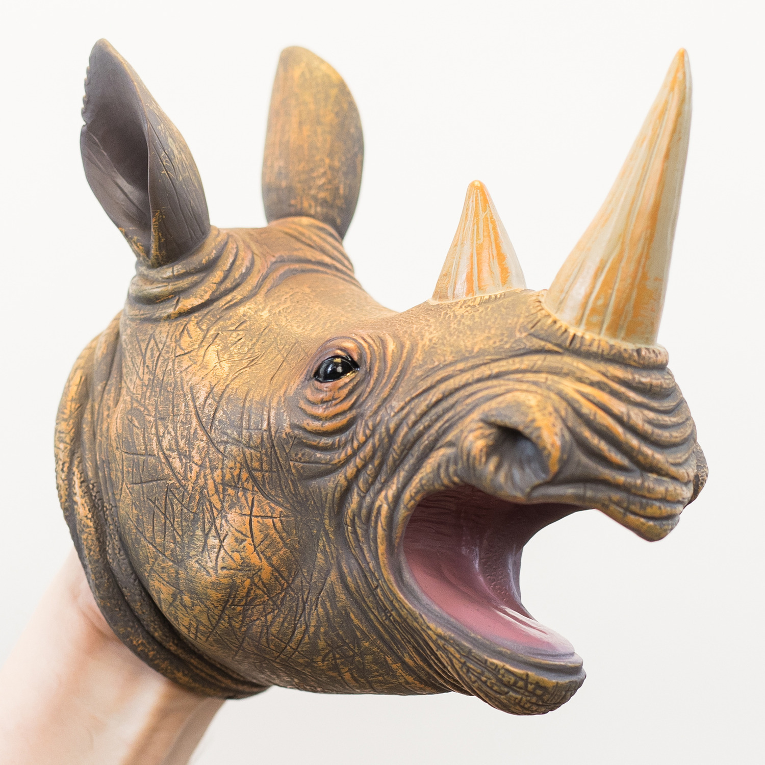 Wild Thingz Hand Puppet Rhino