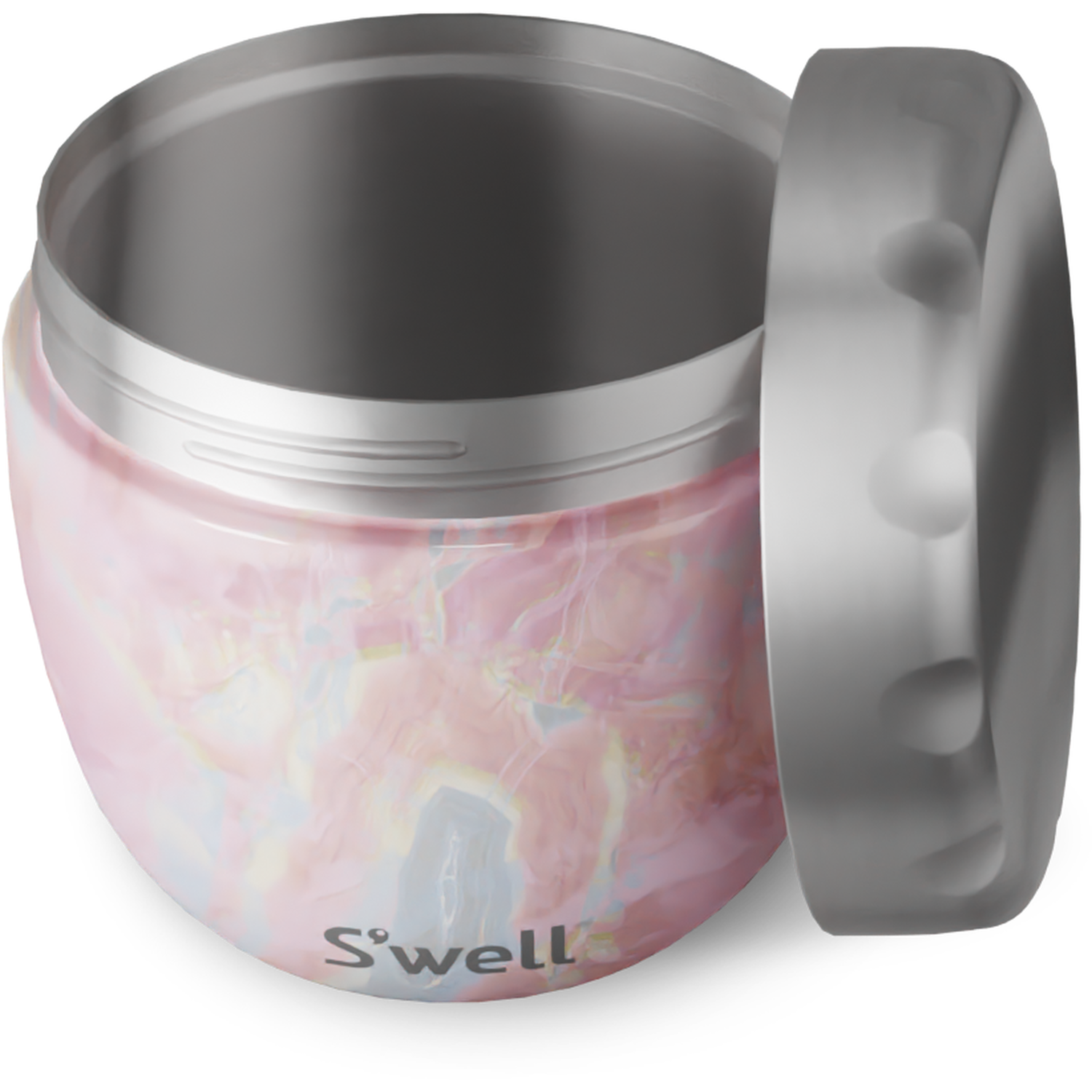 Swell Geode Rose Eats 2-in-1 Food Bowl