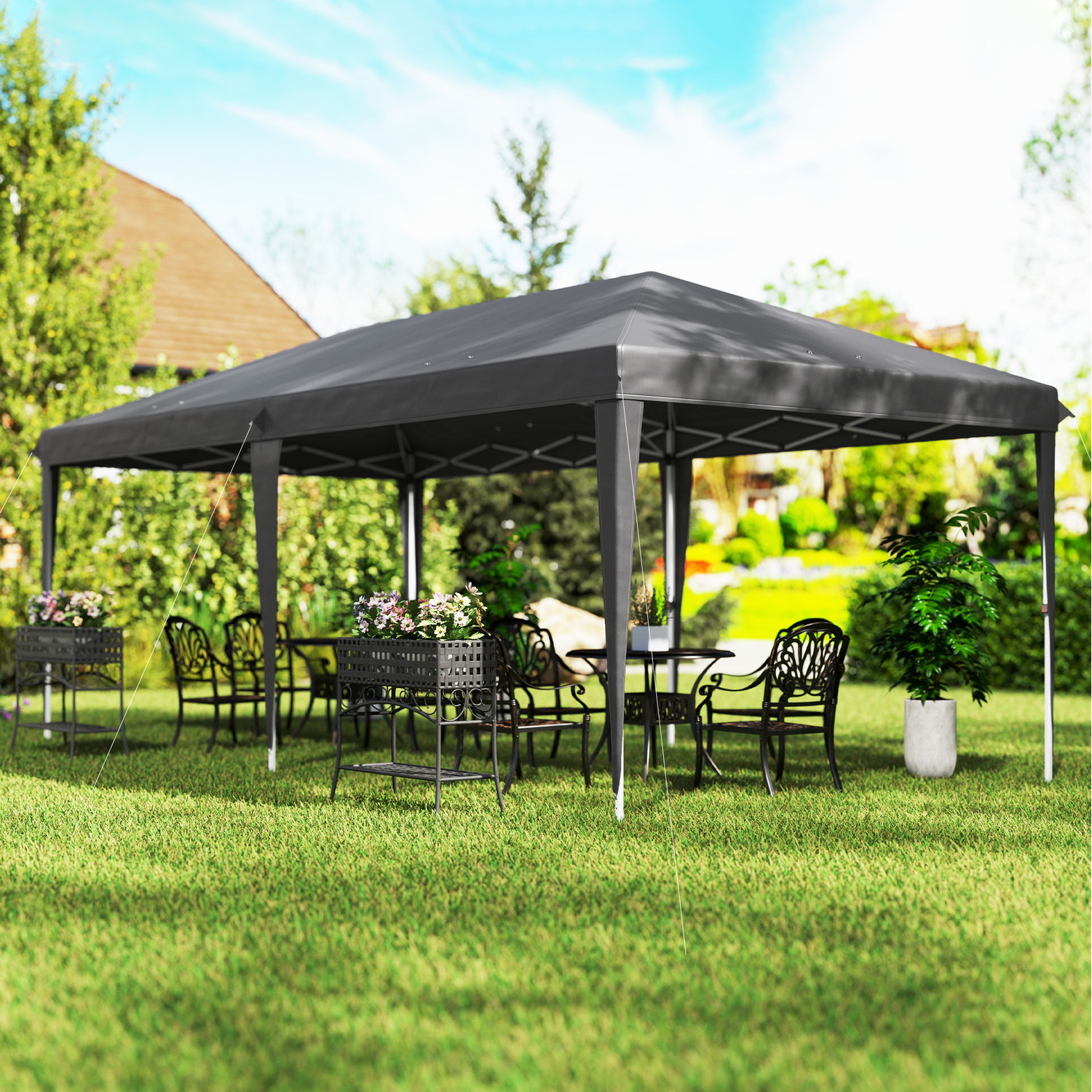 Garden Large Gazebo Pop Up Gazebo 84C-118V03WT
