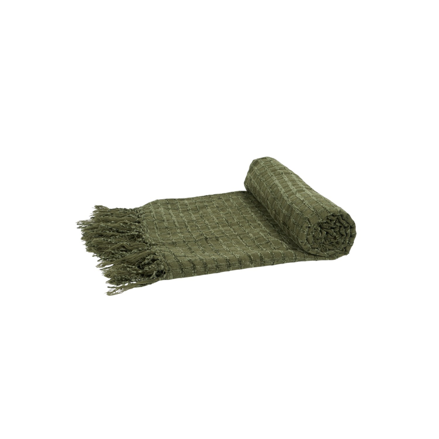 Chenille Check Throw