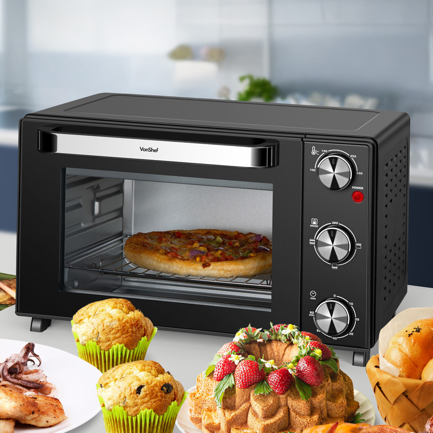 Multi-function Portable Mini Oven and Grill