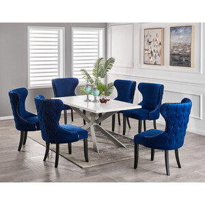 Mayfair Duke LUX Dining Set a Table and Chairs Set of 6