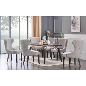 Mayfair Cosmo LUX Dining Set a Table and Chairs Set of 6