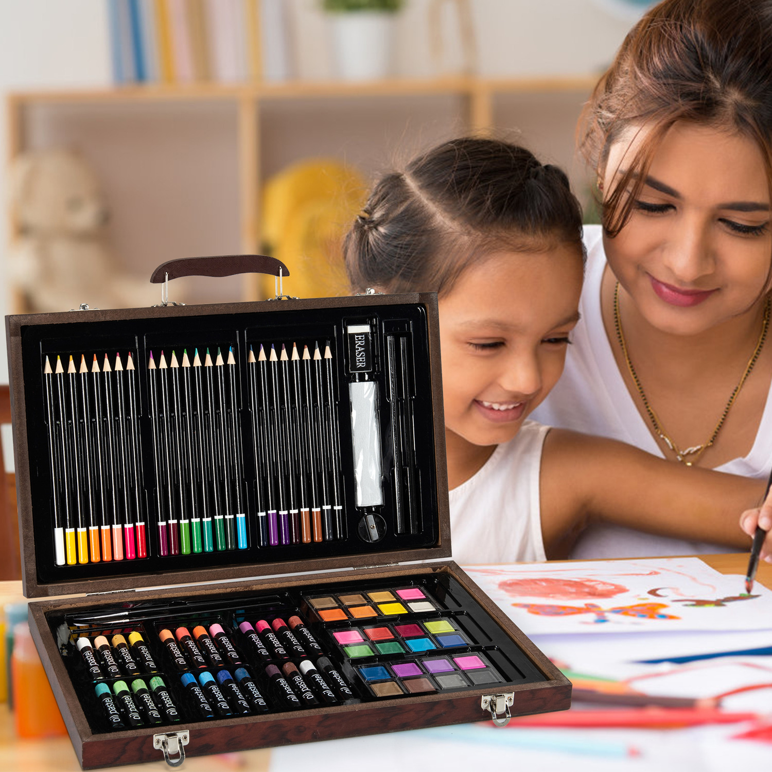 80 Piece Drawing Kit