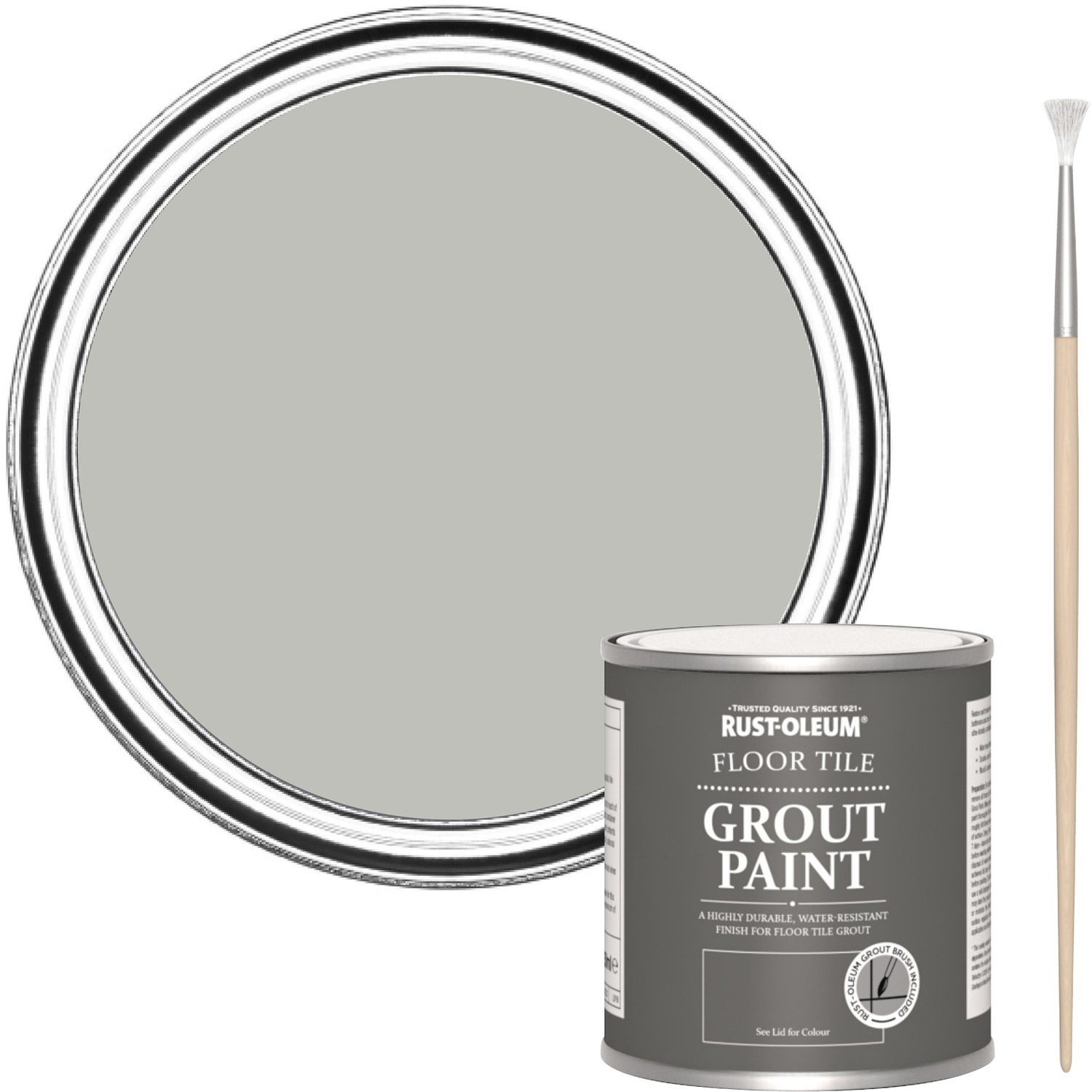 Rust-Oleum Floor Grout Paint - FLINT 250ML
