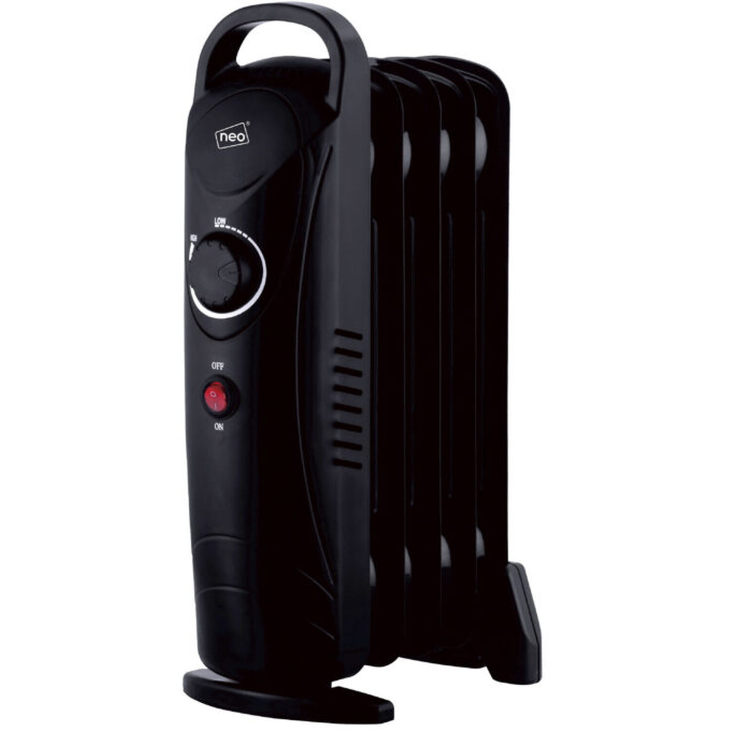 Neo 650W Oil Filled 5 Fin Electric Heater Radiator