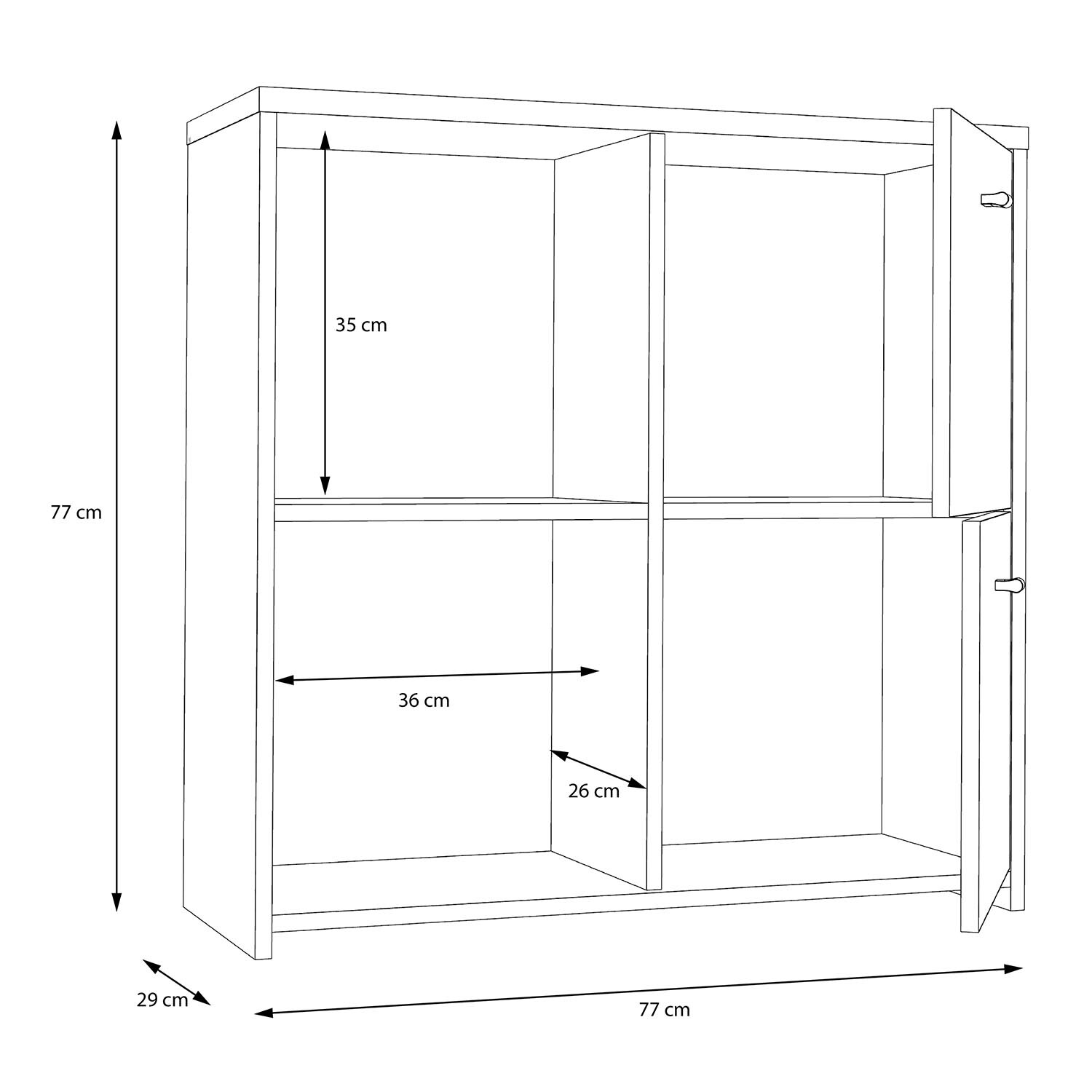 Best 2-Drawer 1-Door Chest