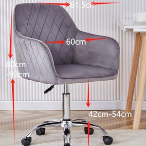 Office Desk Storage Shelves L-Shaped With Chair and Drawers
