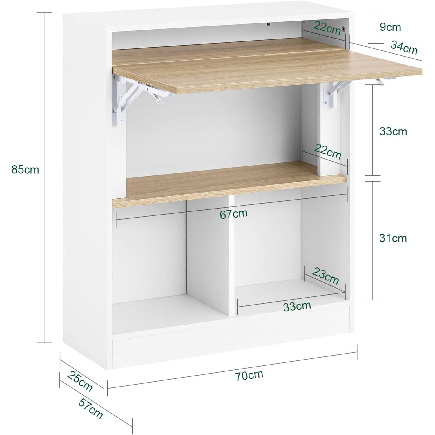 Home Office Folding Table Desk