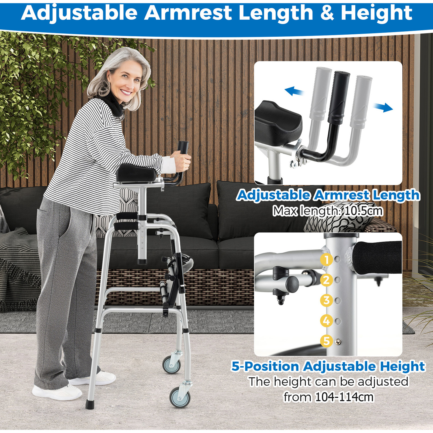 Versatile Rolling Walker