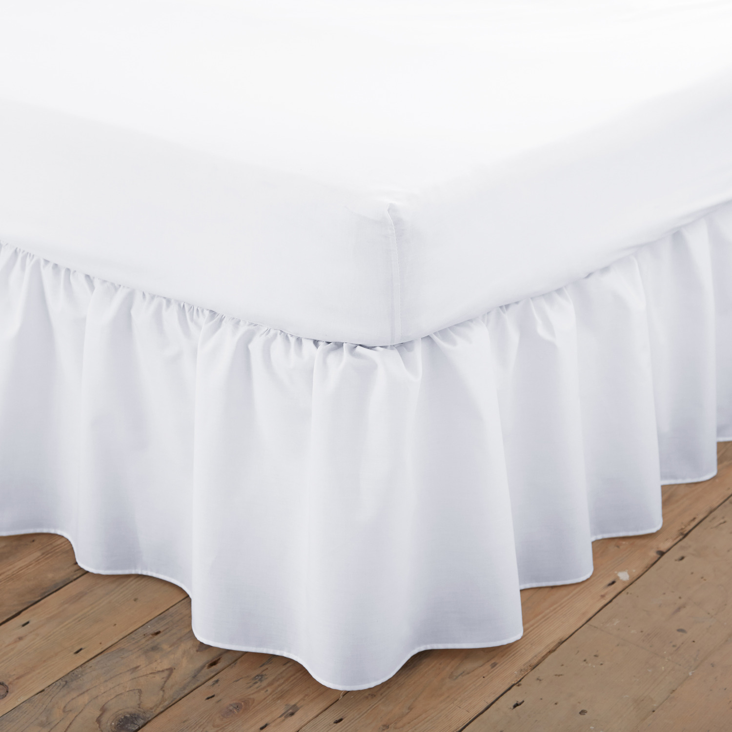 Charlotte Thomas Poetry Plain Dye Polycotton Platform Valance Sheet