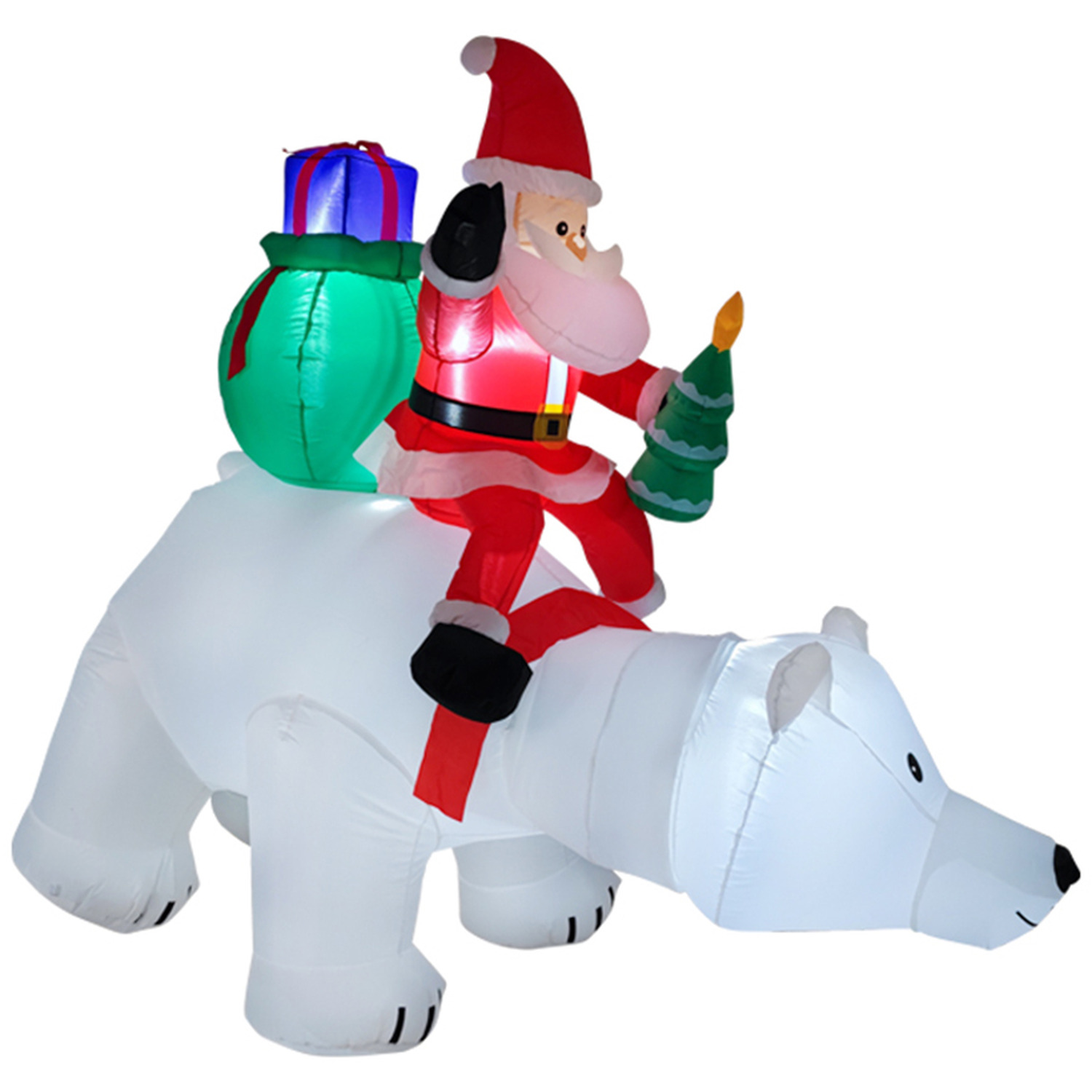 Christmas Inflatable Outdoor Decoration with LED Lights