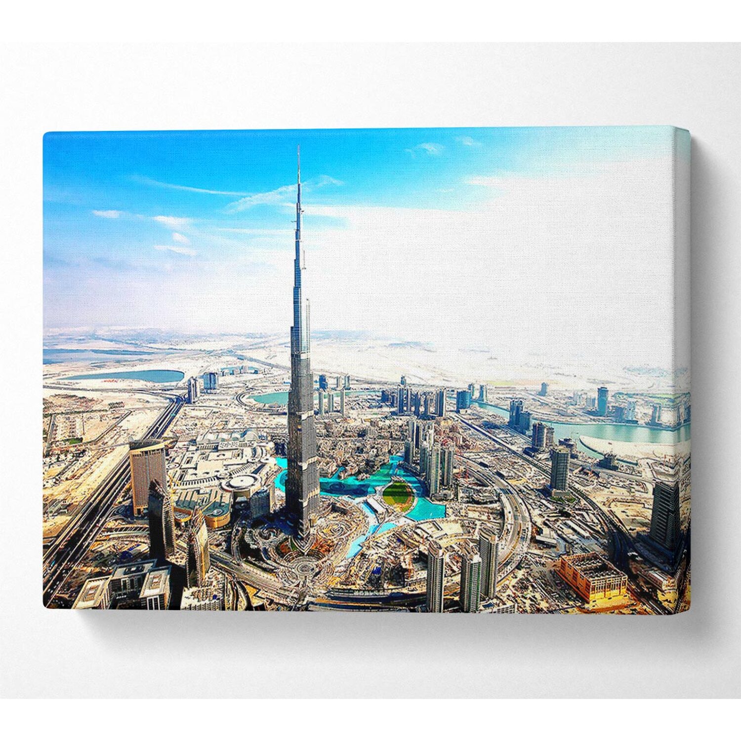 Burj Khalifa Aka Burj Dubai Canvas Print Wall Art