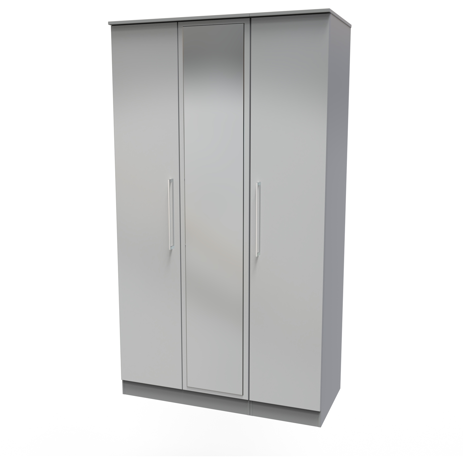 Worcester Tall Triple Mirrored Wardrobe