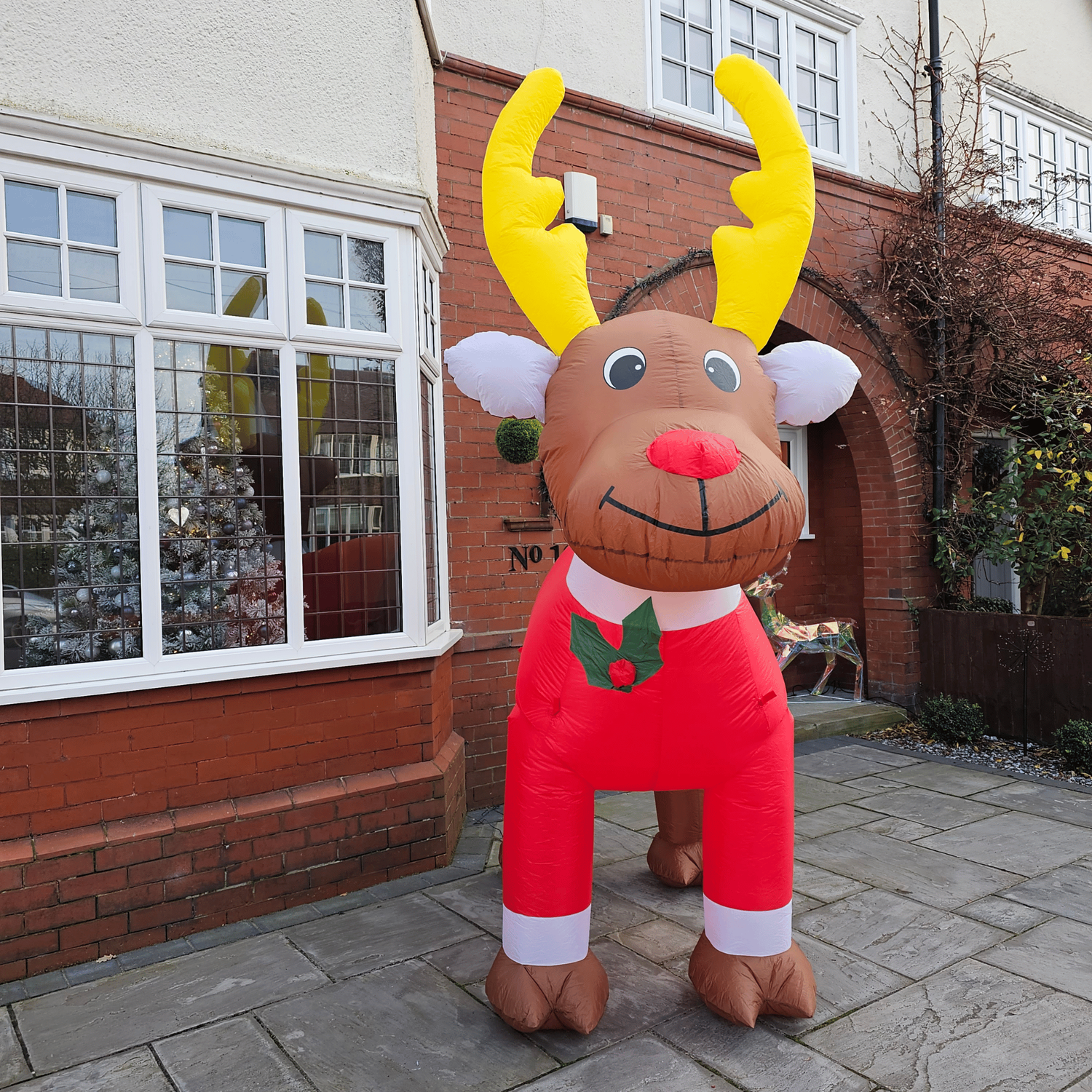 Light up Inflatable Outdoor Christmas Reindeer with LEDs
