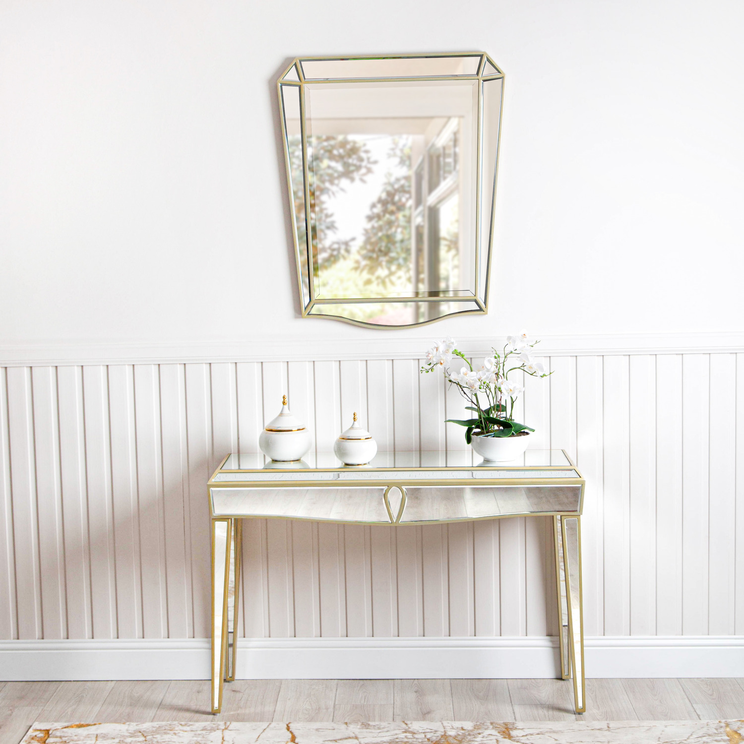 120cm Wide 2-Drawers Console Table for Living Room