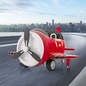 Kids Ride On Plane Car Toy Electric Airplane