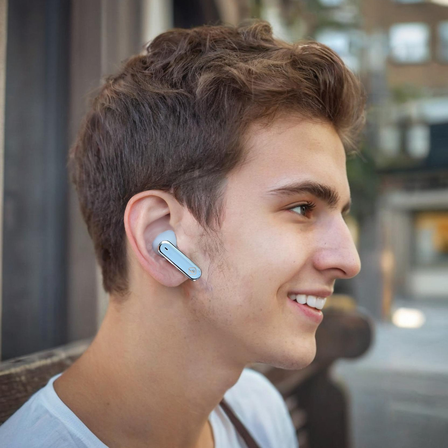 ClearCall In-Ear Bluetooth Wireless Noise Cancelling Waterproof Earbuds