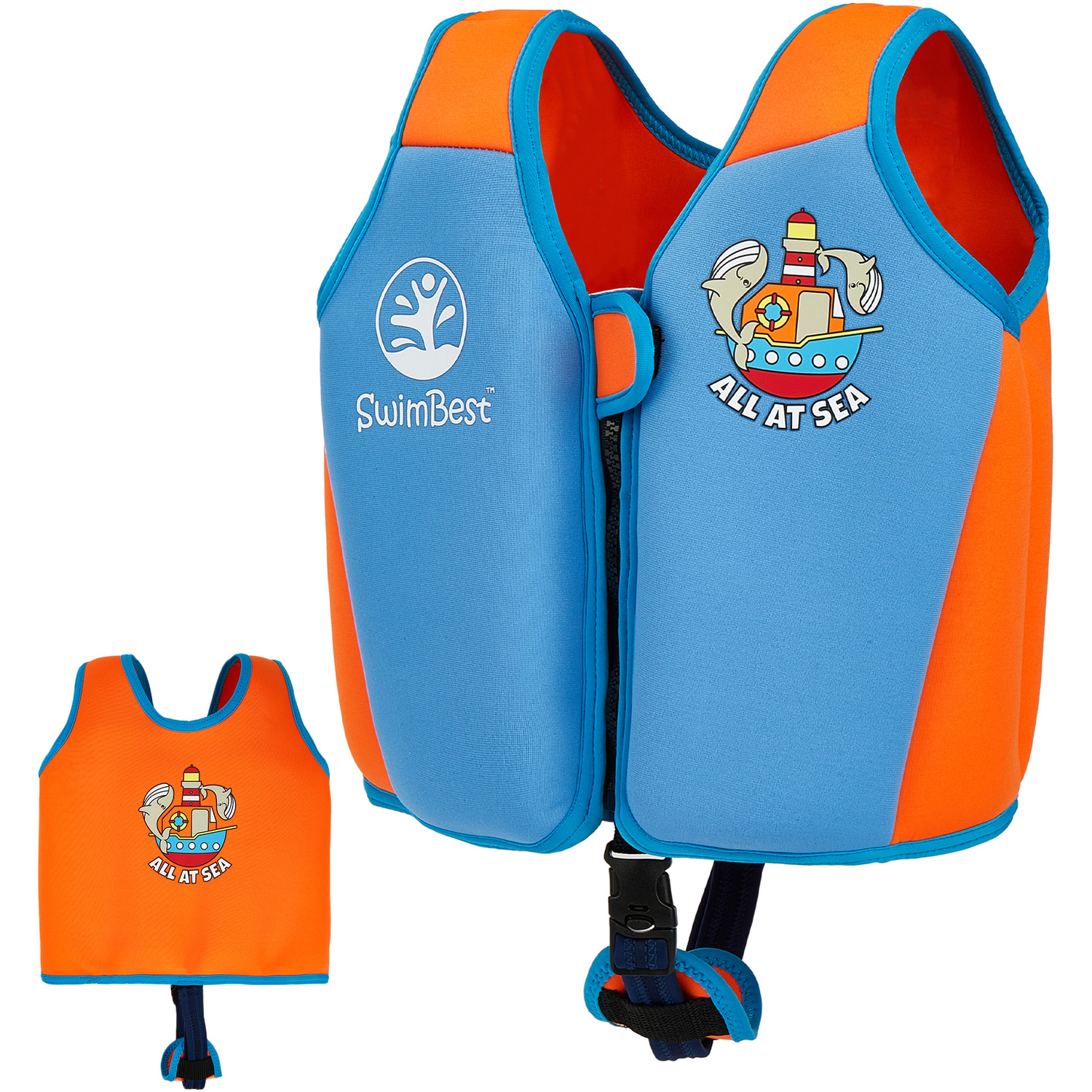 SwimBest Swim Vest with 8 Removable Floats