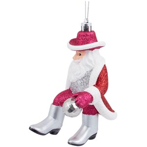 Disco Santa Hanging Decoration